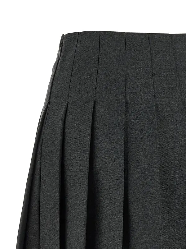 SELF-PORTRAIT Pleated Skirt