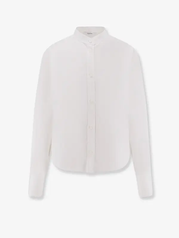Givenchy Open Back Cotton Shirt - White