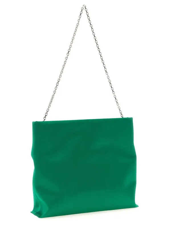 ROGER VIVIER Trompette' Clutch - Green