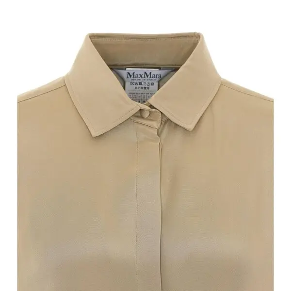 Max Mara Geranio Silk Shirt - Cream