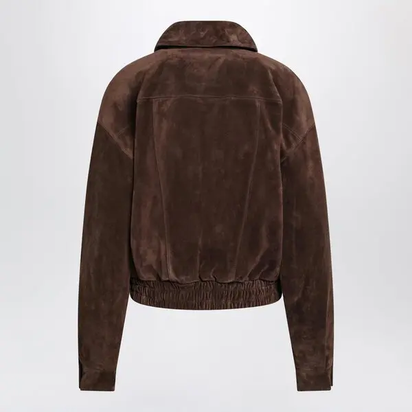 Saint Laurent Vintage Suede Leather Jacket - Brown