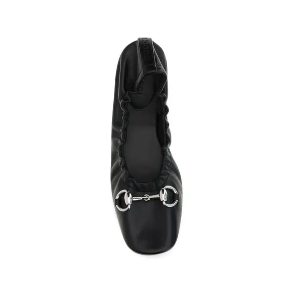 Gucci Leather Ballet Flats