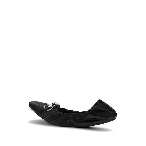 Gucci Leather Ballet Flats