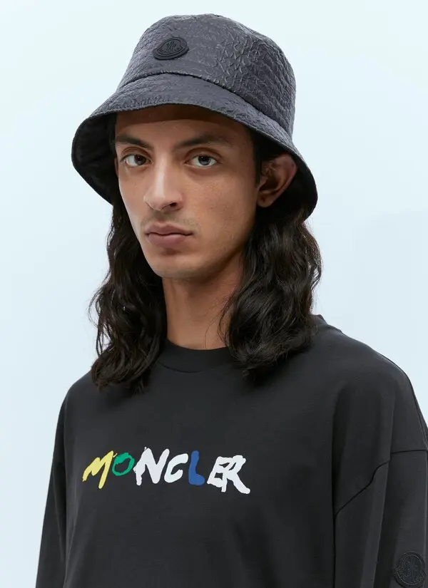 Moncler Logo Patch Bucket Hat