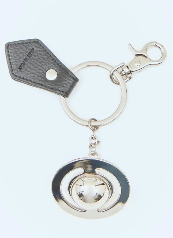 VIVIENNE WESTWOOD 3d Orb Keychain - Black