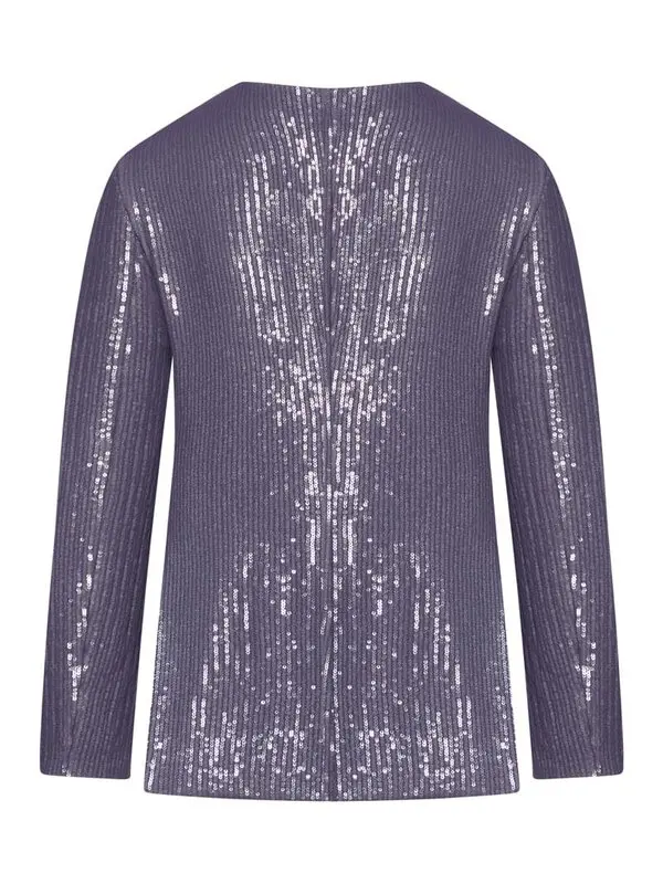 Giorgio Armani Sequined Fabric Degraded Effect Blazer - Multicolor