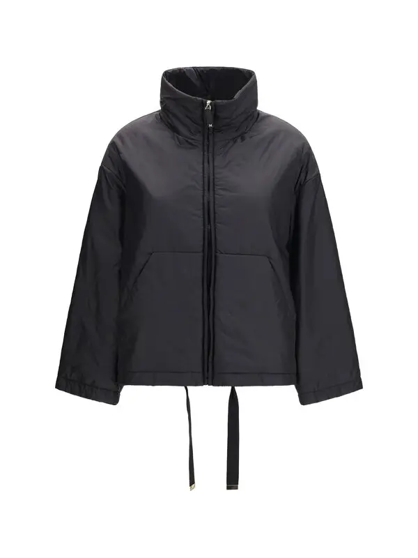 Max Mara Short Padded Canvas Jacket - Black