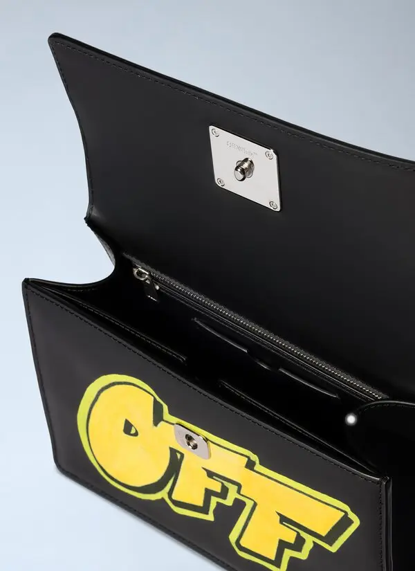 Off-White Jitney 1.4 Top Handle Bag - Black