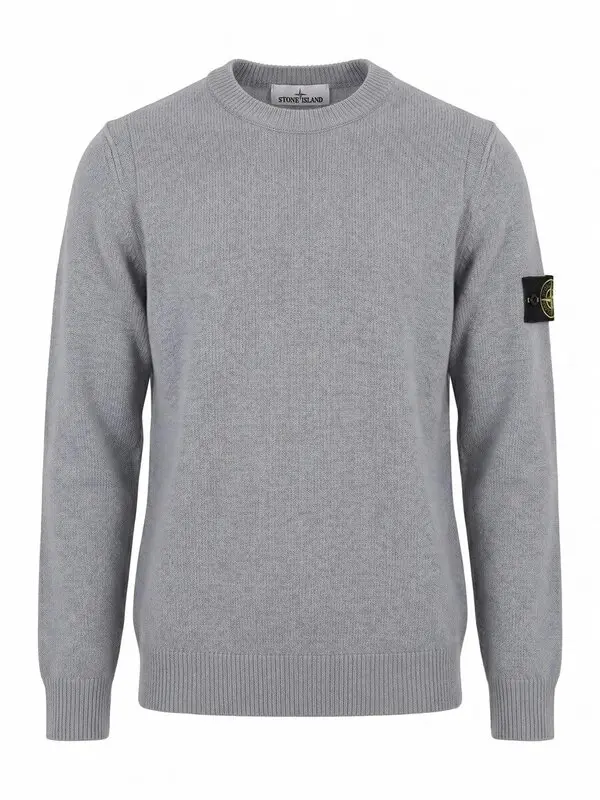 Stone Island Lambswool Crew Neck Pullover - Multicolor