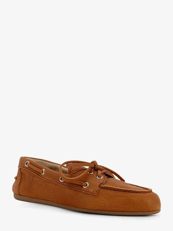 Miu Miu Vintage Effect Leather Loafers - Multicolor