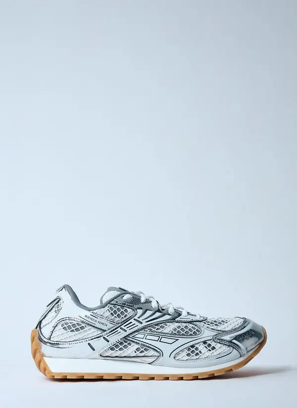 Bottega Veneta Orbit Sneakers - Silver