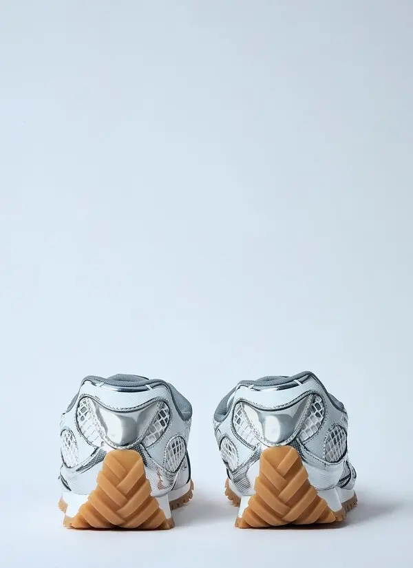 Bottega Veneta Orbit Sneakers - Silver