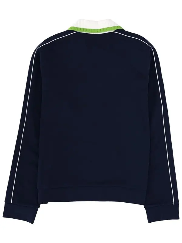 Casablanca Zip Sweatshirt - Blue