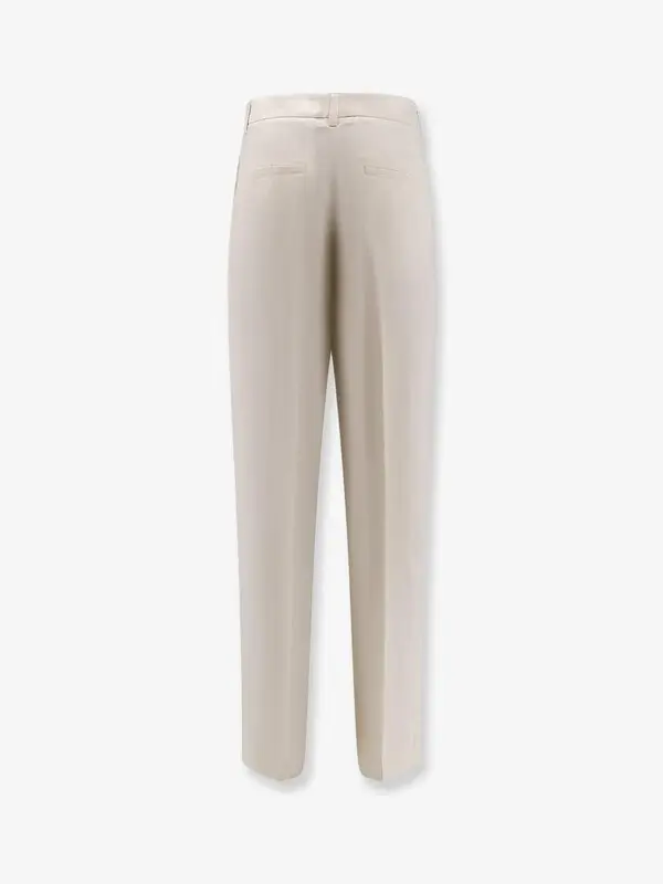 TOTEME Double-pleat Fluid Viscose Trousers