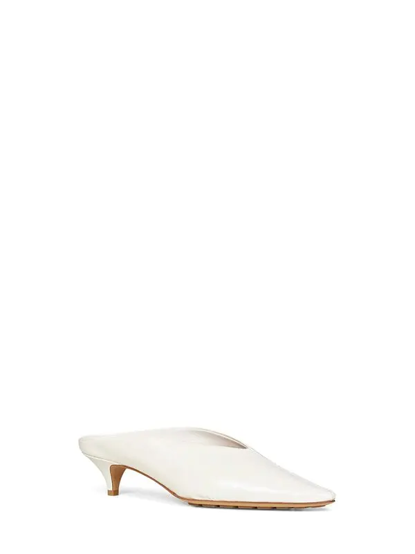 Bottega Veneta Shiny Leather Vesta Mule Pumps - Multicolor