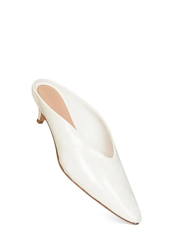 Bottega Veneta Shiny Leather Vesta Mule Pumps - Multicolor
