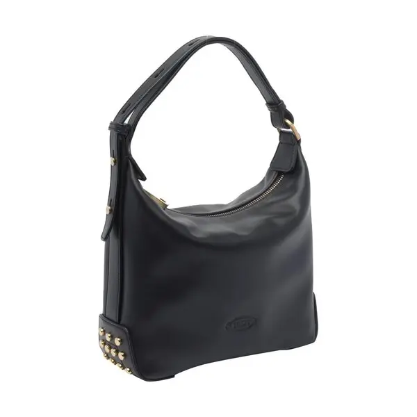 TOD'S Mini Metal Dots Handbag - Black