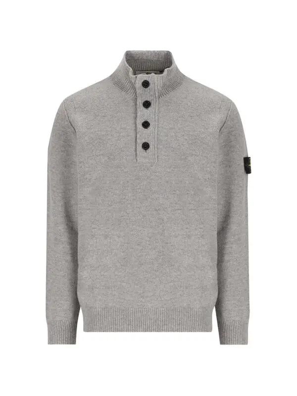 Stone Island Wool Turtle-neck Sweater