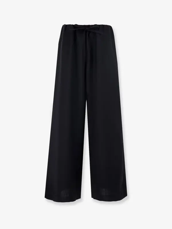 TOTEME Wool Trouser - Black