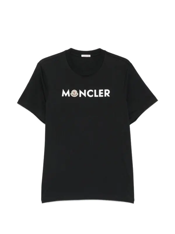 Moncler Logo Cotton T-shirt - Multicolor