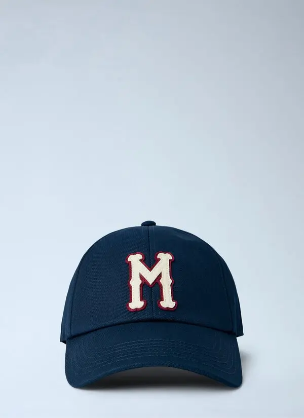 Moncler Embroidered Logo Cap - Blue