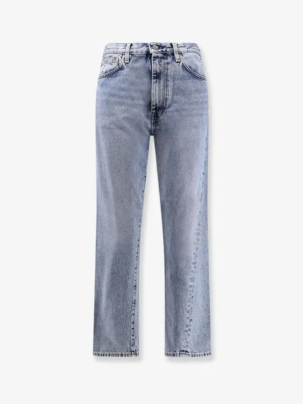 TOTEME Twisted Seam Organic Cotton Jeans - Multicolor
