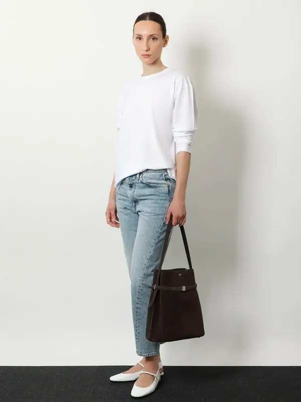 TOTEME Twisted Seam Organic Cotton Jeans - Multicolor