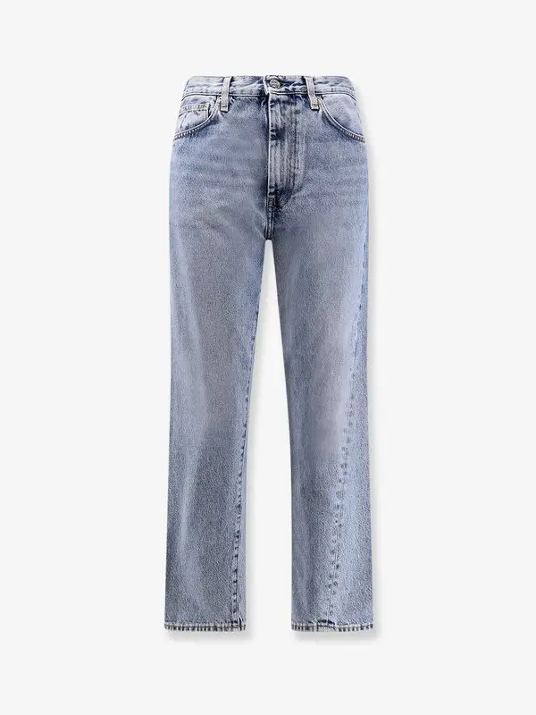 TOTEME Twisted Seam Organic Cotton Jeans - Multicolor