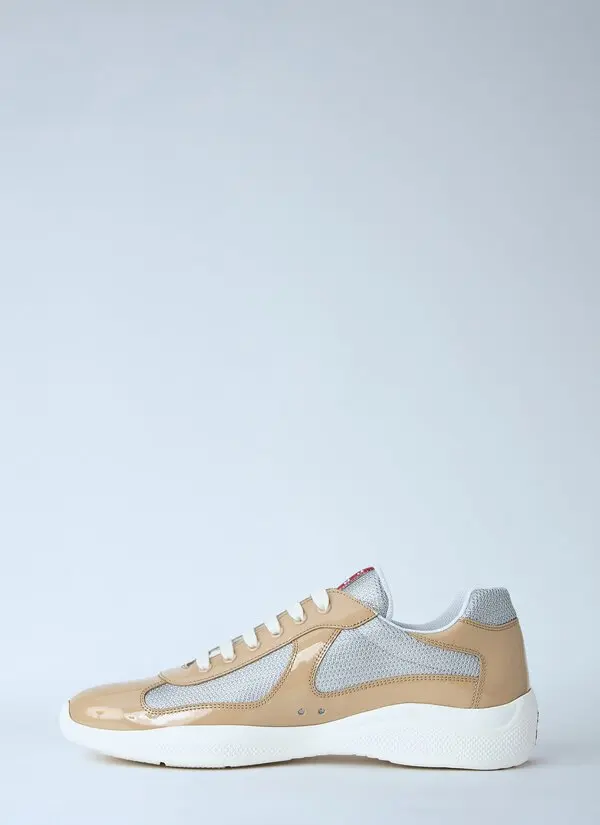 Prada America's Cup Sneakers - Cream