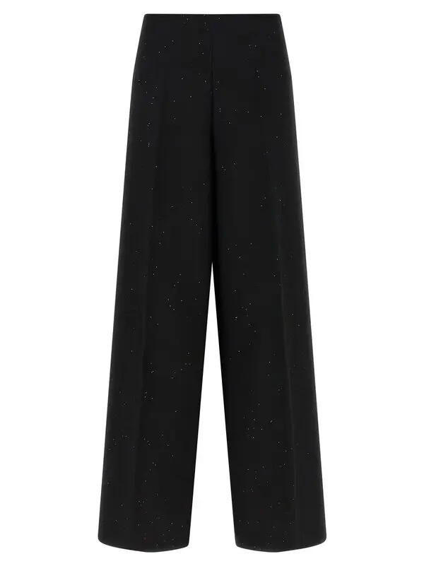 Herno Micro Sequin Pants - Black