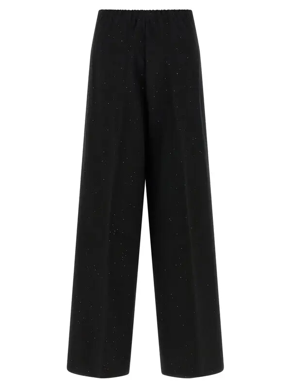 Herno Micro Sequin Pants - Black