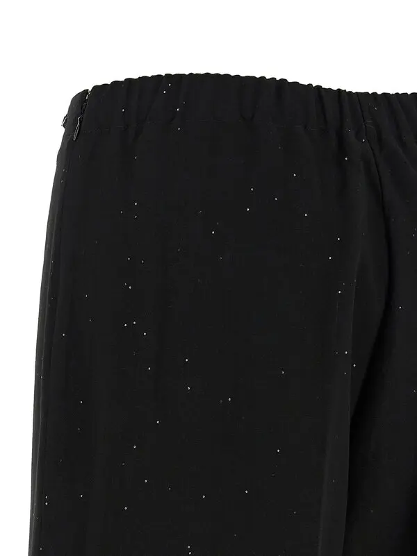 Herno Micro Sequin Pants - Black