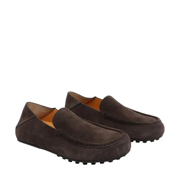 TOD'S Suede Pantofola Loafers