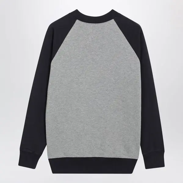 Miu Miu Cotton Color-block Sweatshirt - Gray