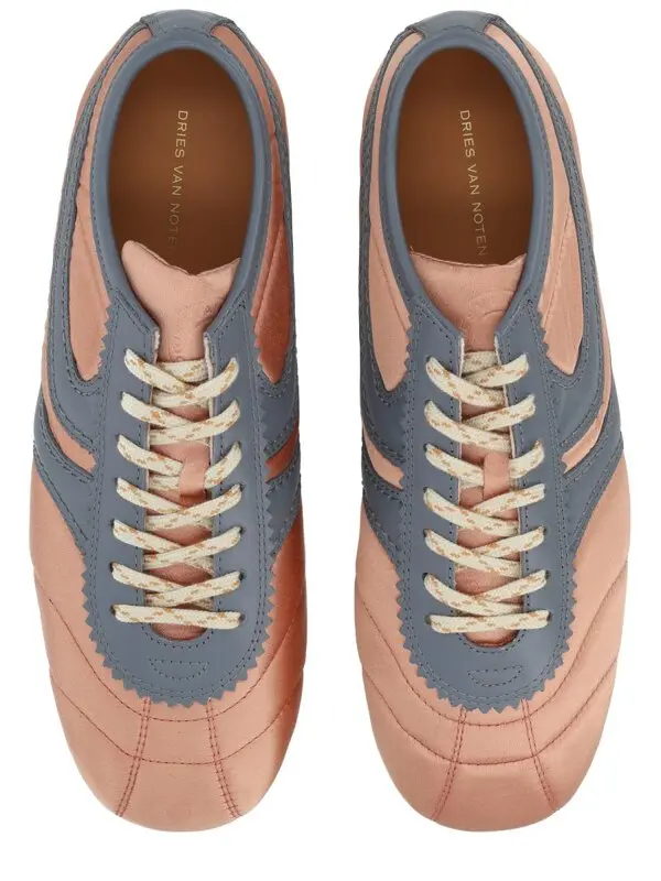 Dries Van Noten Satin Sneaker - Pink