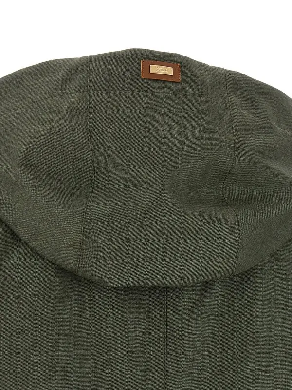 Herno Linen Raincoat