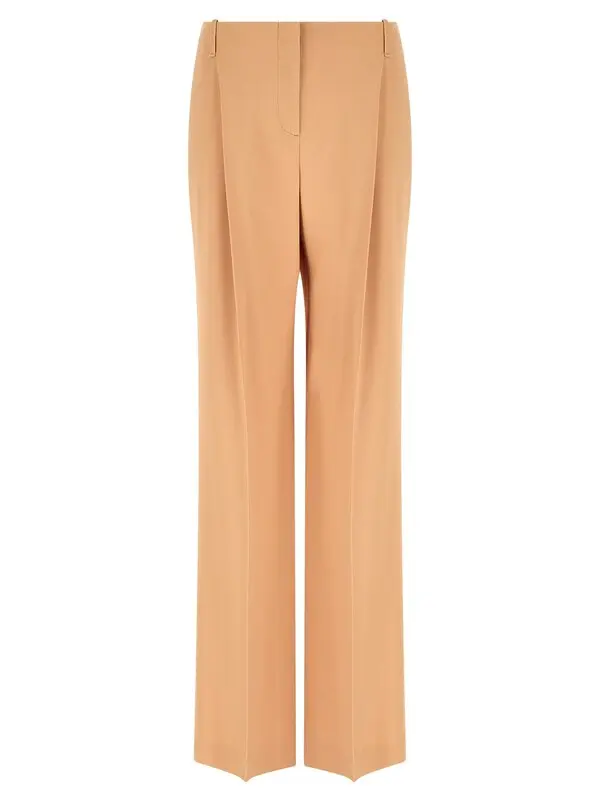 ERMANO SCERVINO Wide Leg Palazzo Trousers - Cream