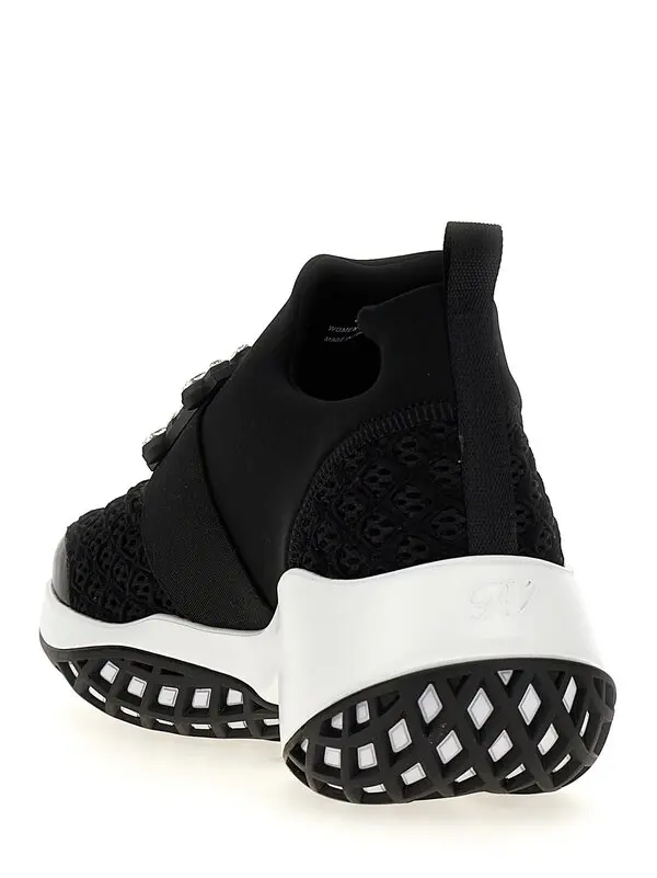 ROGER VIVIER Viv' Run Sneakers - Black