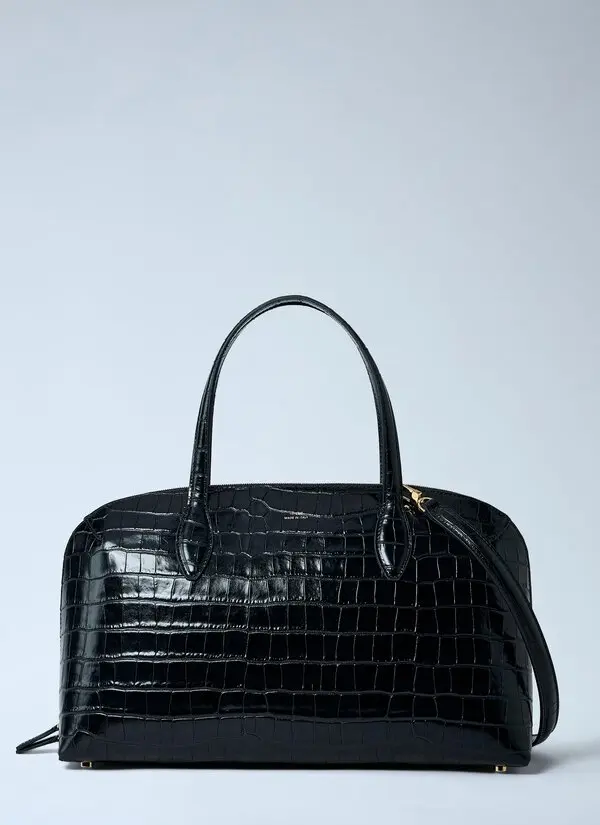 TOTEME Croc-embossed Day Tote Bag
