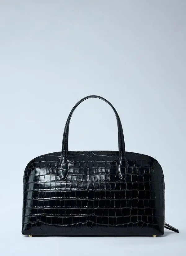 TOTEME Croc-embossed Day Tote Bag