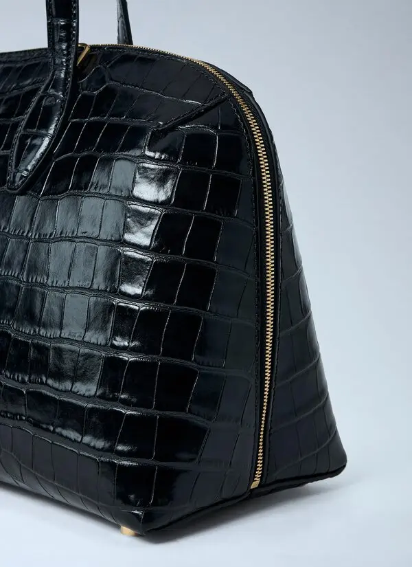 TOTEME Croc-embossed Day Tote Bag