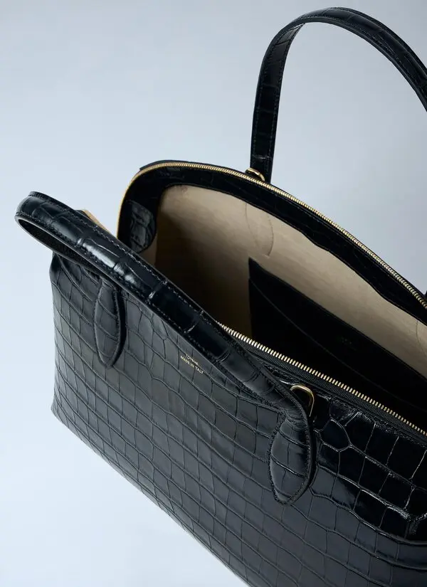 TOTEME Croc-embossed Day Tote Bag