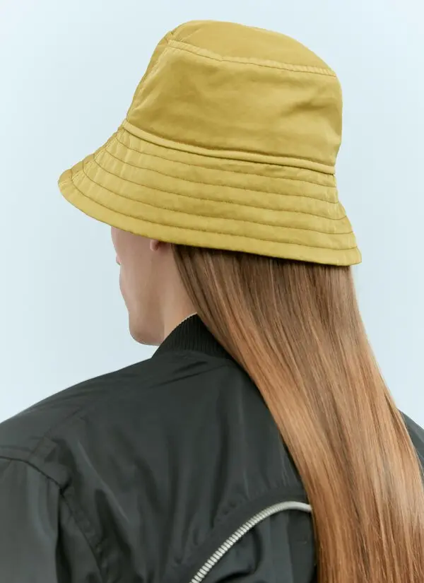 Dries Van Noten Topstitching Bucklet Hat