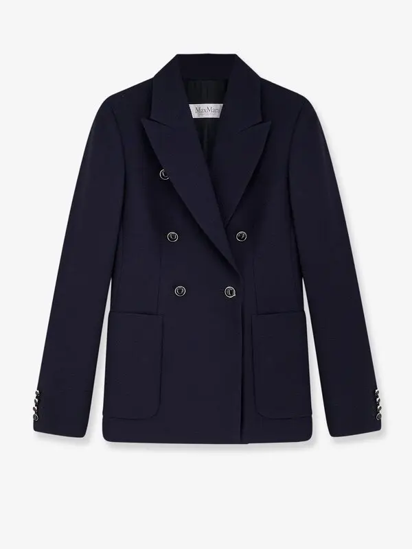 Max Mara Virgin Wool Double-breasted Blazer