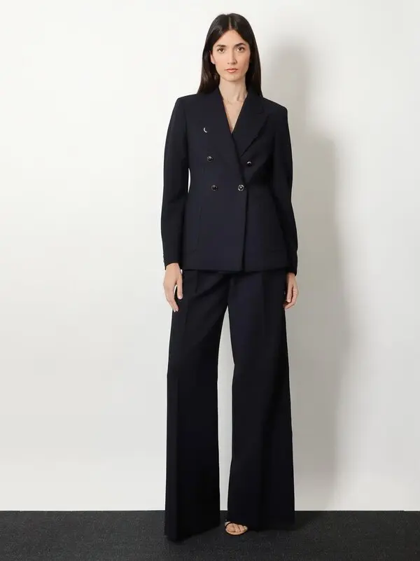 Max Mara Virgin Wool Double-breasted Blazer