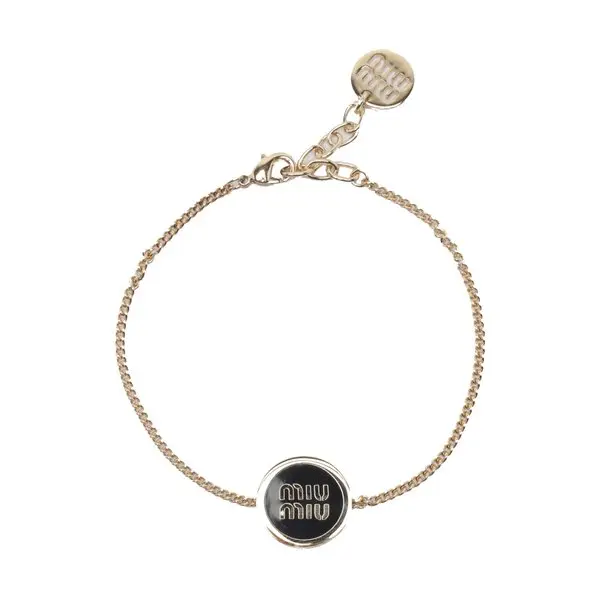 Miu Miu Enameled Metal Bracelet