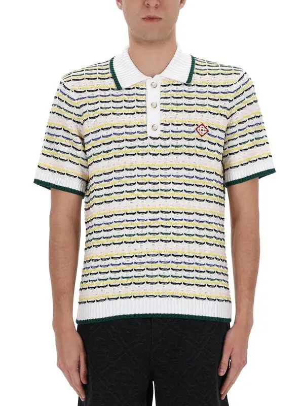 Casablanca Knitted Polo