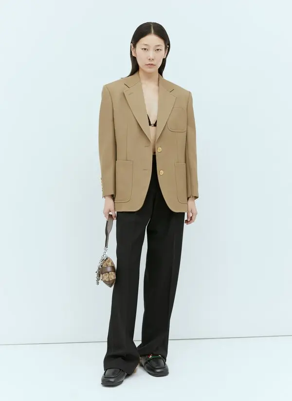 Gucci Horsebit Wool Blazer