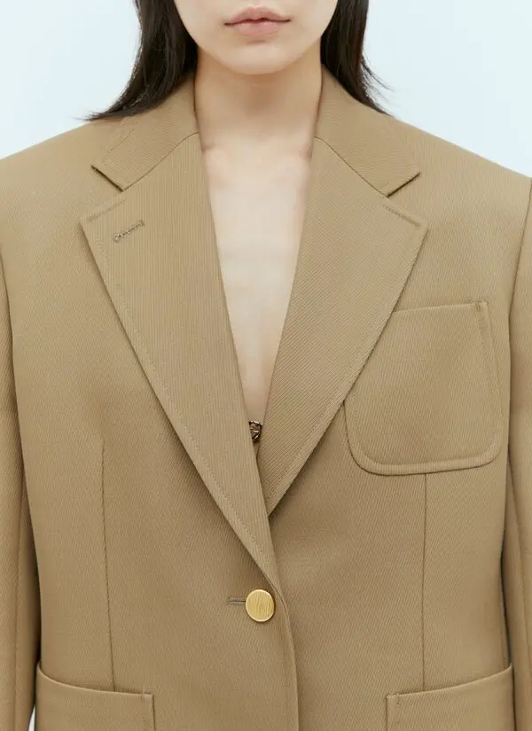 Gucci Horsebit Wool Blazer
