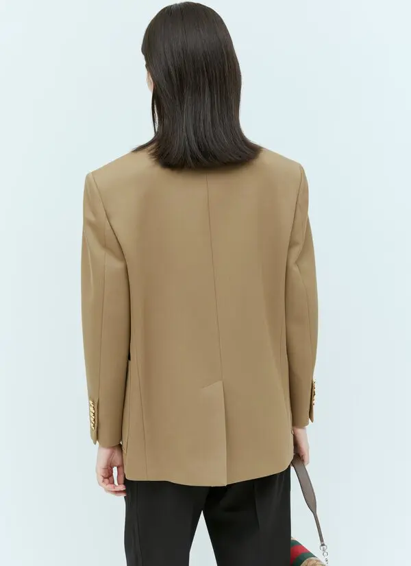 Gucci Horsebit Wool Blazer